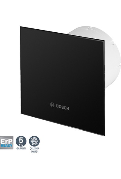 Bosch Banyo Aspiratörü / Fanı 1700 Serisi Mat Siyah 125 mm çap Bosch Banyo Aspiratörü / Fanı 1700 Serisi Mat Siyah 125 mm çap