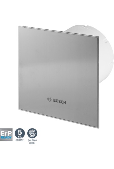 Bosch Banyo Aspiratörü / Fanı 1700 Serisi İnoks 125 mm çap Bosch Banyo Aspiratörü / Fanı 1700 Serisi İnoks 125 mm çap