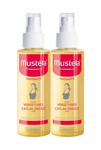 Mustela Maternite Stretch Marks Prevention Oil 105ml - Çatlak Öncesi Yağı | İkincisi %50 Mustela Maternite Stretch Marks Prevention Oil 105ml - Çatlak Öncesi Yağı | İkincisi %50