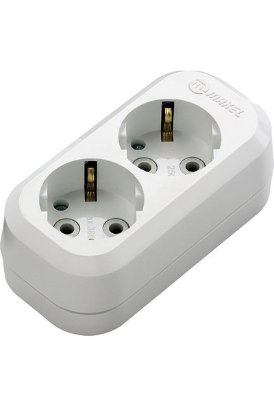 Makel Mgp111 Grup Priz İkili Topraklı Klemensli