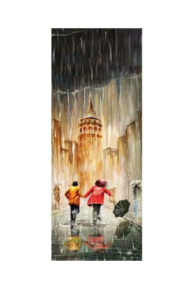 Artikel Yağmurda Buzdolabı Sticker