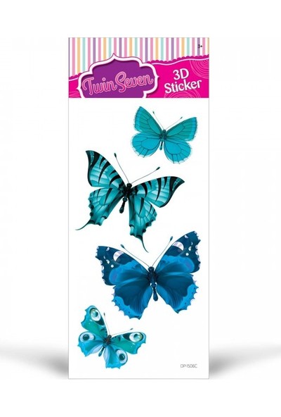 Artikel Mavi Kelebekler 14 x 28 Cm Sticker