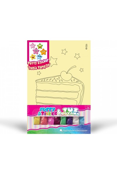 Artikel Kb-326 Pasta Tuz Boyama & Yıldız Puffy