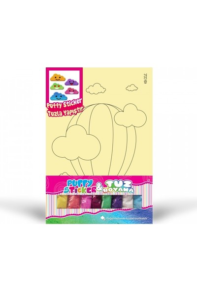 Artikel Kb-332 Balon Tuz Boyama & Bulut Puffy
