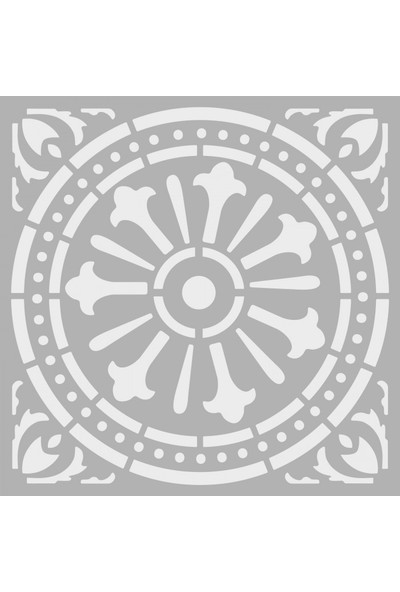 Artikel Karo 3 Stencil Ve Boyama Şablonu 30 x 30 Cm