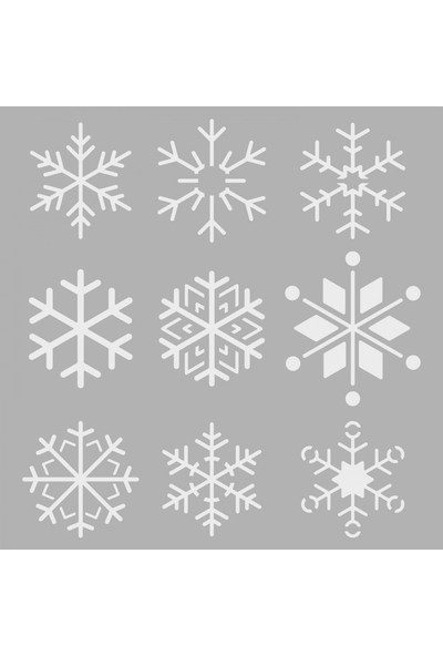 Artikel Kartaneleri Stencil Ve Boyama Şablonu 30 x 30 Cm