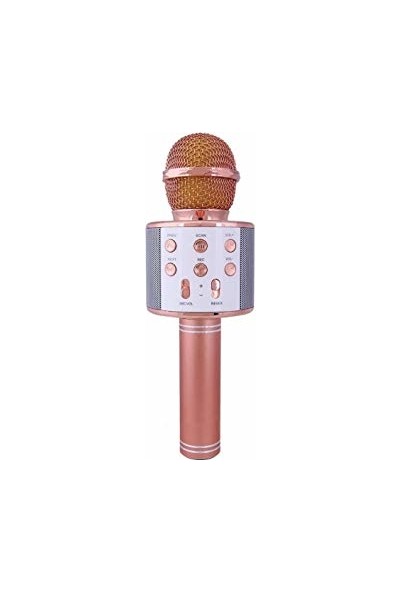 Tigdes WS-858 Profesyonel Ses Kaydı Yapabilen Karaoke Mikrofon WS858 Rose Gold Tigdes WS-858 Profesyonel Ses Kaydı Yapabilen Karaoke Mikrofon WS858 Rose Gold