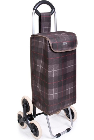 Homex 3 Tekerlekli Merdiven Çıkabilen Pazar Arabası Siyah - Gri Homex 3 Tekerlekli Merdiven Çıkabilen Pazar Arabası Siyah - Gri