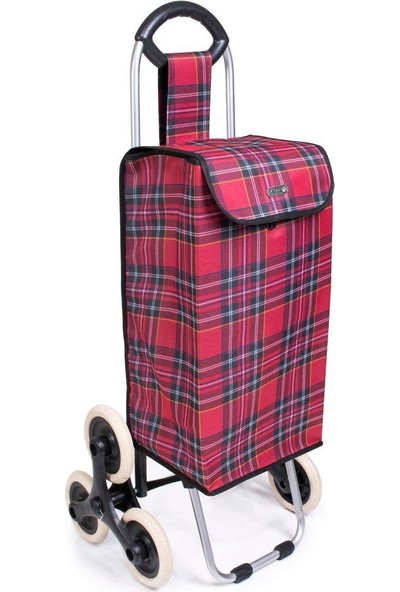 Homex 3 Tekerlekli Merdiven Çıkabilen Pazar Arabası Kırmızı Homex 3 Tekerlekli Merdiven Çıkabilen Pazar Arabası Kırmızı