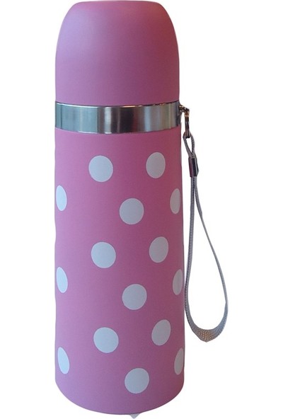 Sema Baby Puantiyeli Termos 350 ml - Pembe