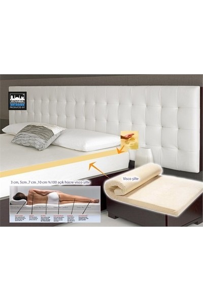 Aircomfort Visco Şilte 5 cm 160x200-2 Adet Visco Air Neck Yastık Hediye Aircomfort Visco Şilte 5 cm 160x200-2 Adet Visco Air Neck Yastık Hediye