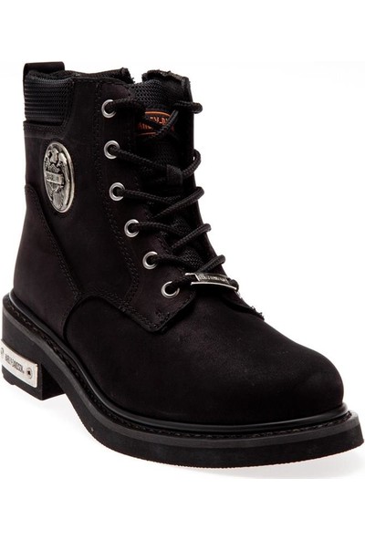 Harley Davidson Jim Nubuk Black Kadın Bot 025G0128-27