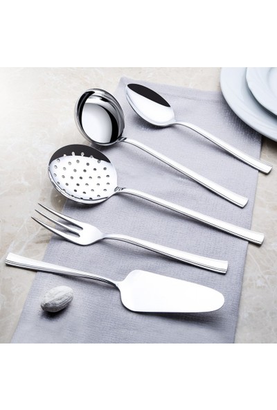 Nehir Katre 5 Parça Sade Servis Takımı Nehir Katre 5 Parça Sade Servis Takımı