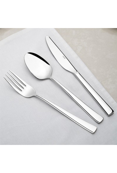 Nehir Deniz Sade 89 Parça Karton Kutulu Çatal Kaşık Bıçak Takımı 18-10 304 Nehir Deniz Sade 89 Parça Karton Kutulu Çatal Kaşık Bıçak Takımı 18-10 304