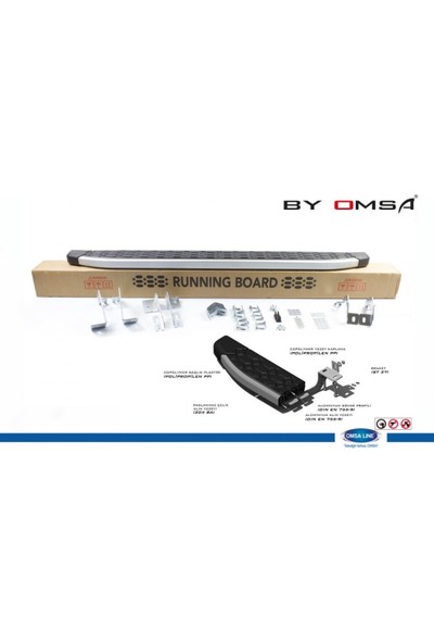 Omsa Nissan Qashqai Blackline Yan Alüminyum 2014 ve Sonrası