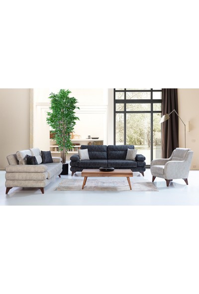 Cadde Yıldız Bugatti Koltuk Takımı Gri