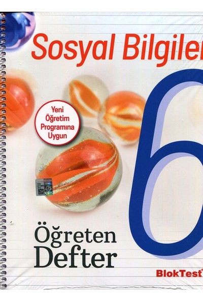 Bloktest Yayınları 6 Sosyal Bilgiler Öğreten Defter Bloktest Yayınları 6 Sosyal Bilgiler Öğreten Defter