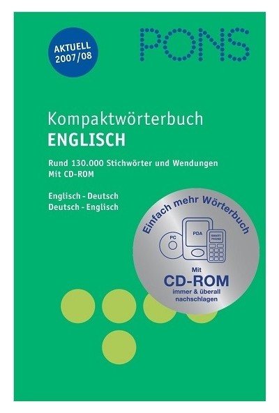 Pons Kompaktwörterbuch Englisch Deutsch Pons Kompaktwörterbuch Englisch Deutsch