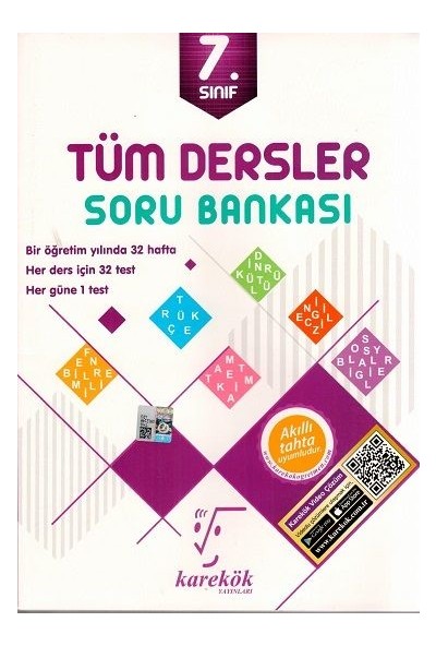 Karekök Yayınları 7.Sınıf Tüm Dersler Soru Bankası Karekök Yayınları 7.Sınıf Tüm Dersler Soru Bankası