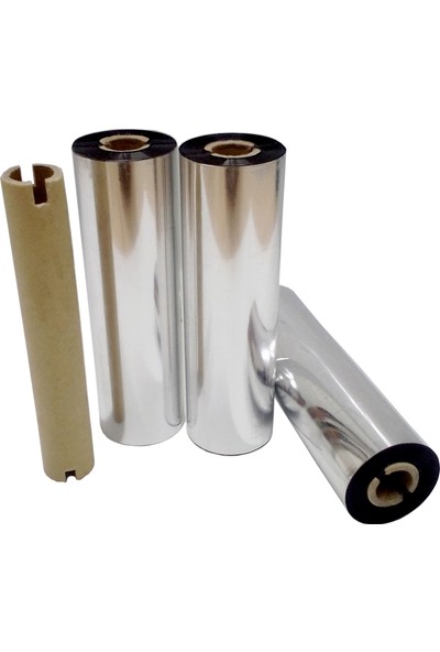 Dijital Barkod Wax Ribon 110 x 74 mt Wax Out 1/2 inç