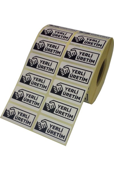 Dijital Barkod Yerli Üretim Etiketi 25x50 mm Siyah / 1.000 Adet Dijital Barkod Yerli Üretim Etiketi 25x50 mm Siyah / 1.000 Adet