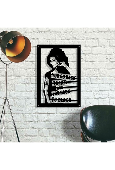 Metalitive Amy Winehouse Metal Tablo