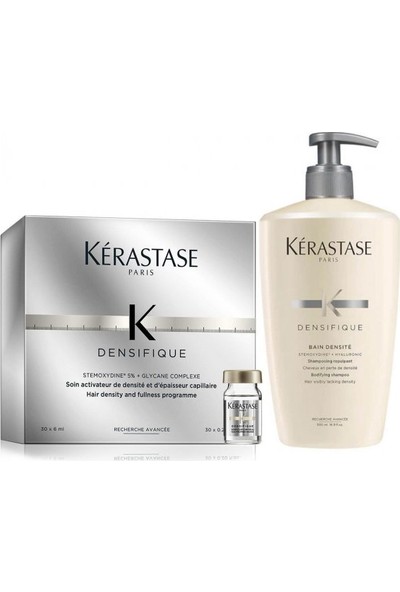 Kerastase Densifique Unisex Serum 30 x 6ml - Densifique Unisex Şampuan 500 ml