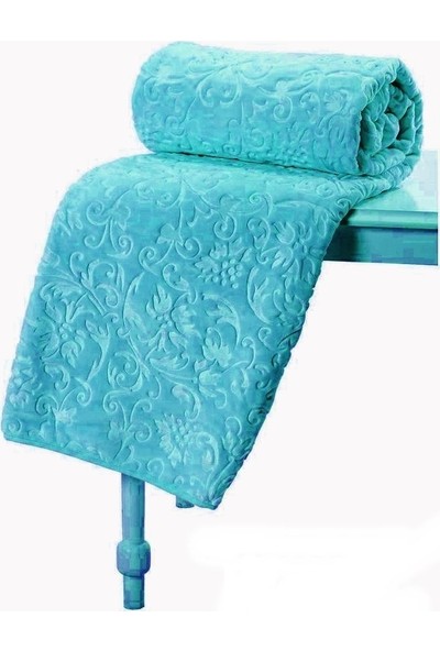 Özdilek Prestige Çift Kişilik Emboss Battaniye Turkuaz