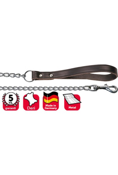 Karlie Deri Saplı Zincir Uzatma 100Cm-2Mm K.Rengi