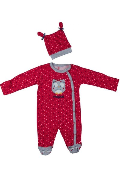 Bebepan Mrs. Owl Puanlı Tulum Takım 1923