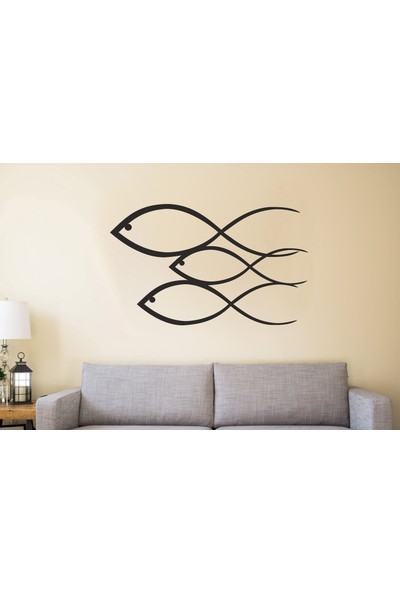 Dekadron Balık Metal Tablo Dekadron Balık Metal Tablo