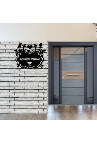 Dekadron Hoşgeldiniz Metal Tablo Dekadron Hoşgeldiniz Metal Tablo