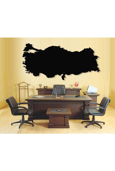 Dekadron Türkiye Haritası Metal Tablo