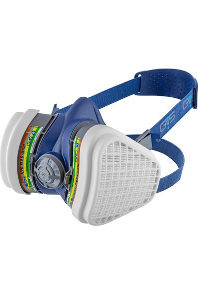 GVS Elipse Abek1-P3 Yarım Yüz Gaz Maskesi+ 1 Çift Abek1 Gaz Filtresi+P3 Filtre GVS Elipse Abek1-P3 Yarım Yüz Gaz Maskesi+ 1 Çift Abek1 Gaz Filtresi+P3 Filtre