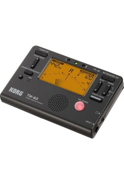 Korg Tm-60 Combo Tuner Metronome Bk Metronom Ve Akort Aleti Korg Tm-60 Combo Tuner Metronome Bk Metronom Ve Akort Aleti