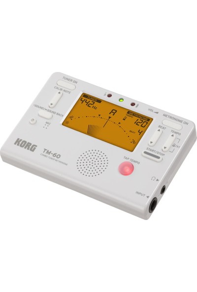 Korg Tm-60 Combo Tuner Metronome Wh Metronom Ve Akort Aleti Korg Tm-60 Combo Tuner Metronome Wh Metronom Ve Akort Aleti