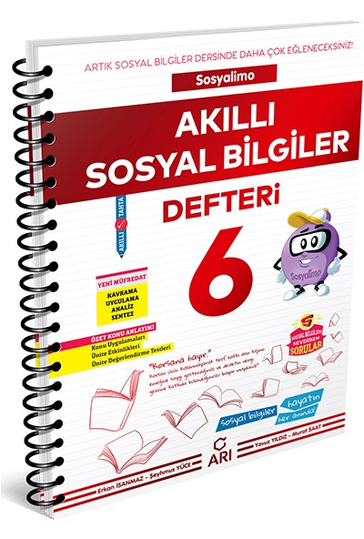 Arı Yayıncılık 6.Sınıf Sosyal Bilgiler Defteri
