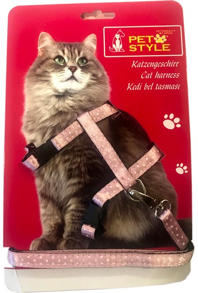 Pet Style Kedi Göğüs Bel Tasması