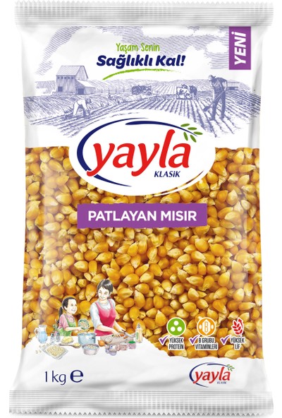Yayla Patlayan Mısır 1 Kg Yayla Patlayan Mısır 1 Kg