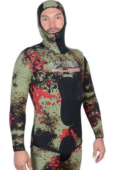 Apnea Ghost 5mm Kamuflaj Zıpkıncı Dalış Elbise Apnea Ghost 5mm Kamuflaj Zıpkıncı Dalış Elbise