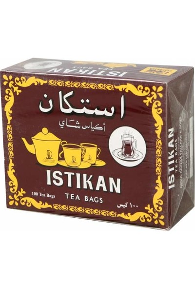 İstikan Tea Kokusuz Bardak 100 Adet Sallama Poşet Çay