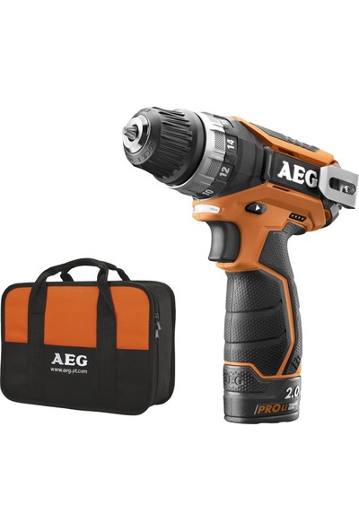 Aeg BS 12 C2 LI Çift Akülü Matkap (Lithium ion 12 V; 2.0 Ah)