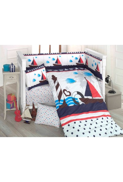 Komfort Home Bebek Uyku Seti 8 Parça Ranforce %100 Pamuk Komfort Home Bebek Uyku Seti 8 Parça Ranforce %100 Pamuk