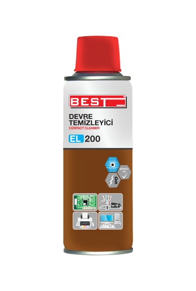 Best El 100 Elektronik Devre Temizleyici Yağsız 200 Ml Best El 100 Elektronik Devre Temizleyici Yağsız 200 Ml