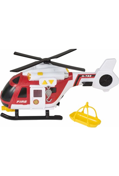 Teamsterz Siren Sesli Işıklı İtfaiye Yangın Söndürme ve Kurtarma Helikopteri Teamsterz Siren Sesli Işıklı İtfaiye Yangın Söndürme ve Kurtarma Helikopteri
