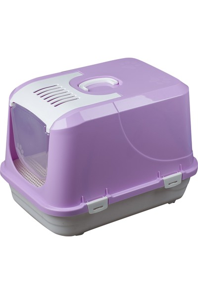 Çınar Büyük Kedi Kapalı Tuvalet Kabı Xx Boy Kürekli Plastik Paspaslı