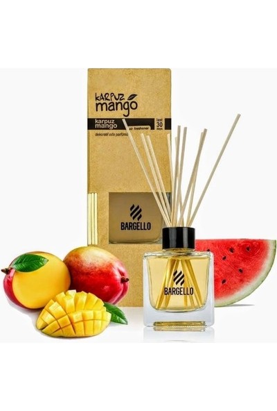 E-Hediyeci Bargello Bambulu 120 Ml Oda Parfümü - Karpuz - Mango