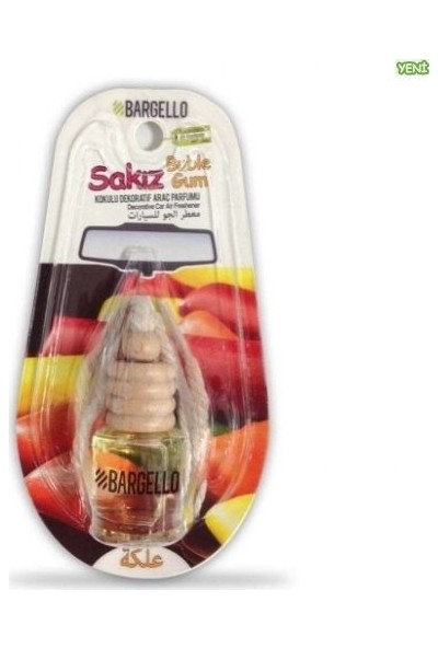 E-Hediyeci Bargello Sakız Oto Kokusu / Araç Parfümü - 8 Ml (1 Adet)