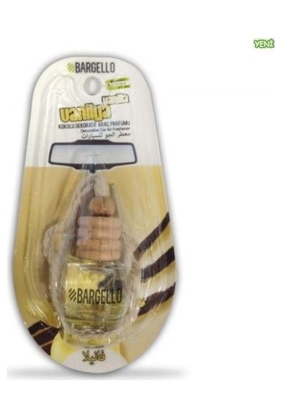 E-Hediyeci Bargello Vanilya Oto Kokusu / Araç Parfümü - 8 Ml (1 Adet)