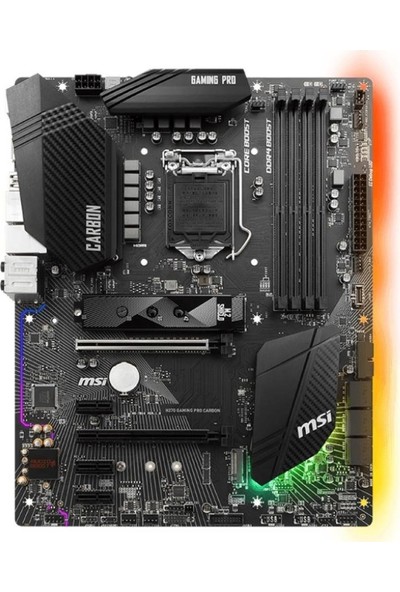 MSI H370 Gaming PRO Carbon 2666MHz DDR4 Soket 1151 ATX Anakart MSI H370 Gaming PRO Carbon 2666MHz DDR4 Soket 1151 ATX Anakart